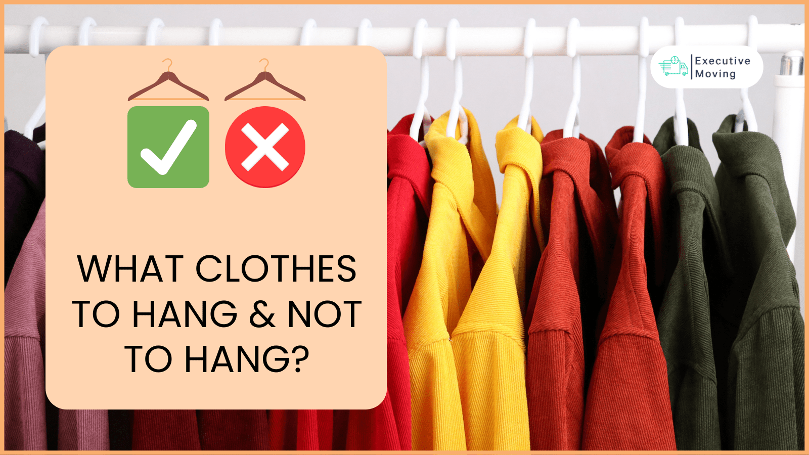 How to Pack Hanging Clothes for Moving - Executive Moving Concierge